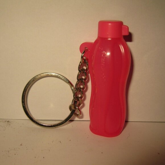 Tupperware | Kitchen | Tupperware Keychain Fob Mini Pink Water Bottle ...
